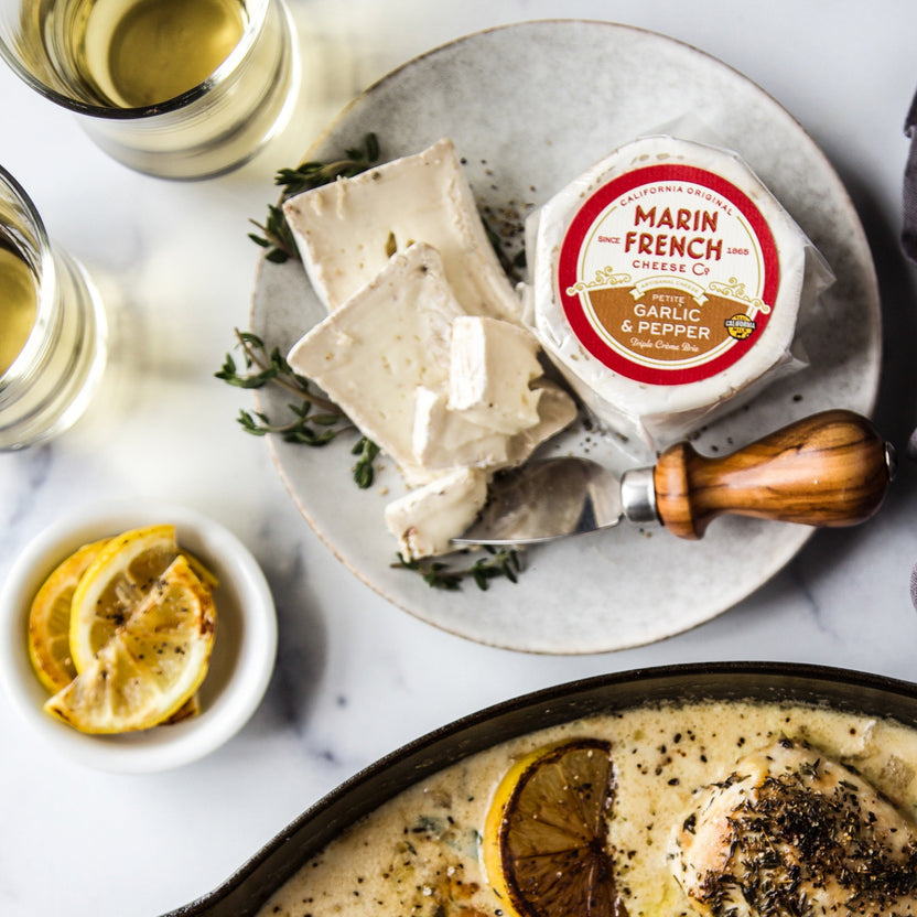 Petite Garlic & Pepper – Marin French Cheese Co.